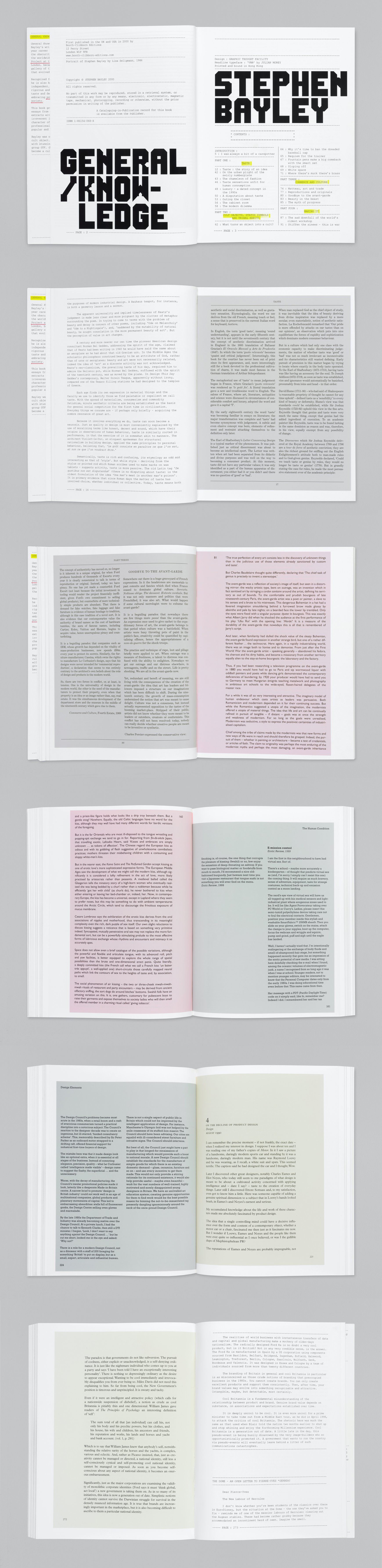 Booth-Clibborn Editions – Stephen Bayley: General Knowledge, 2000 ...