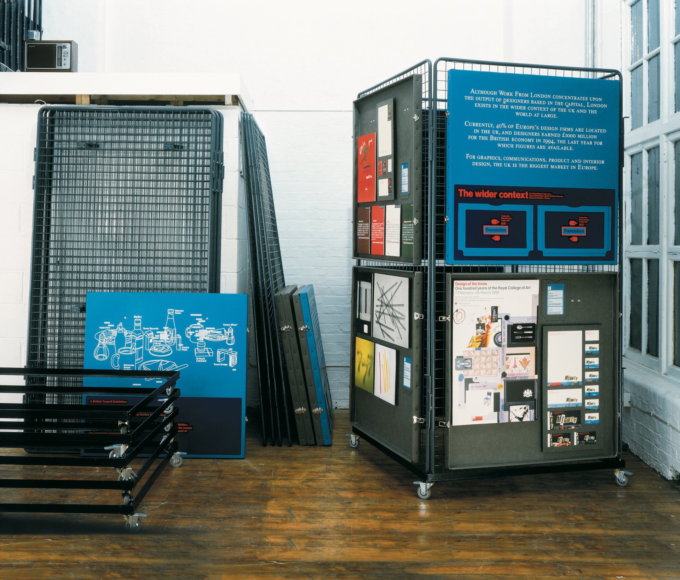 British Council – Work from London, 1996 (Poster) | Graphic Thought ...