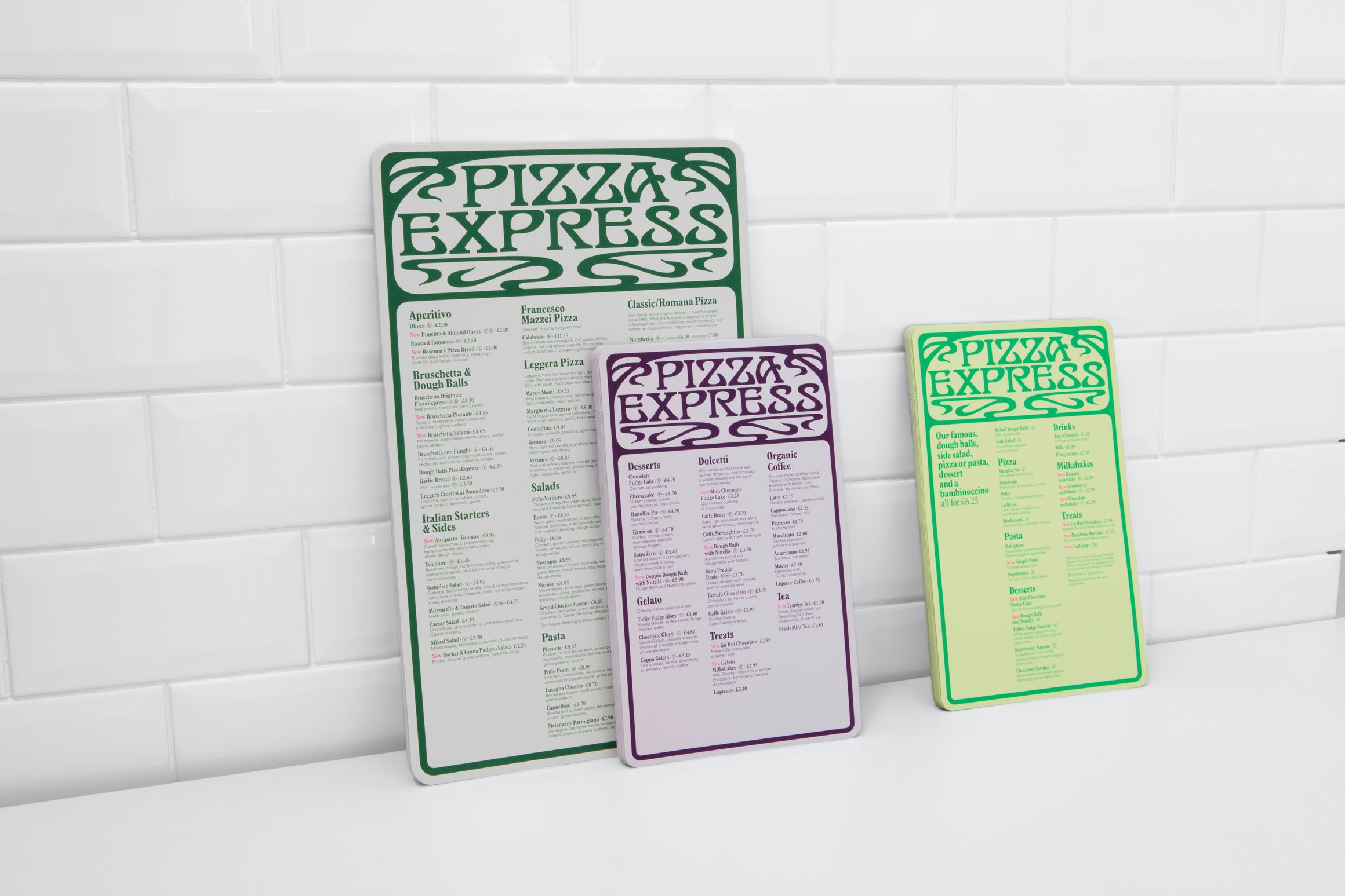 Pizza Express – Concept Restaurants, 2010 (Identity) | Graphic Thought ...